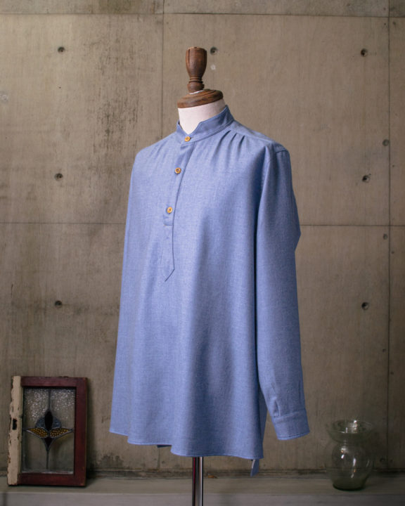 Fou1929-Pullover / Chemise flannel / Blue / ¥66,000 +tax