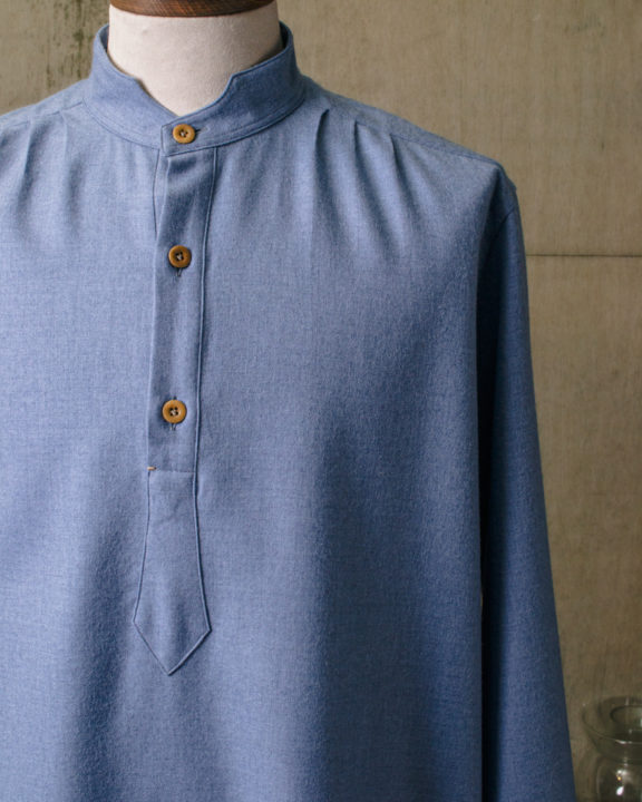 Fou1929-Pullover / Chemise flannel / Blue / ¥66,000 +tax